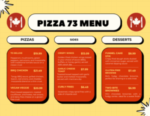 Pizza 73 Canada Menu Prices – Pizzas, Wings & More (2025)
